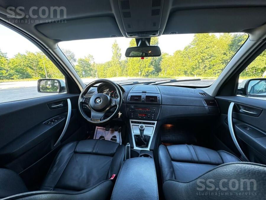 Grey BMW X3 2005 in Dobele, with an engine capacity of 2.00 L and mileage of 270 thousand km for 4590 €, photo 12 on AUTOMOTO.COM.LV