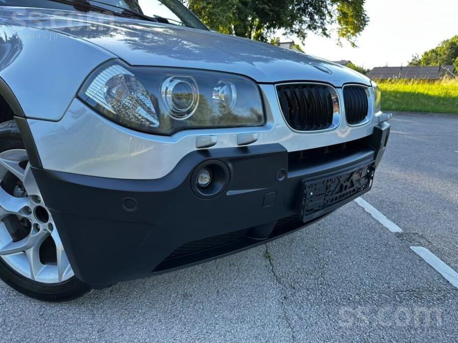 Grey BMW X3 2005 in Dobele, with an engine capacity of 2.00 L and mileage of 270 thousand km for 4590 €, photo 21 on AUTOMOTO.COM.LV