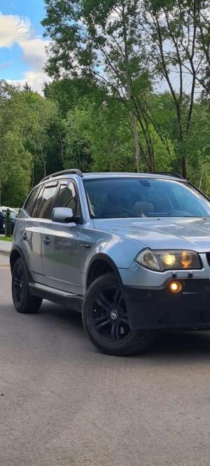Grey BMW X3 2005 in Vilnius, with an engine capacity of 3.00 L and mileage of 387 thousand km for 3800 €, photo 10 on AUTOMOTO.COM.LV