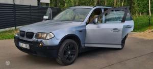Grey BMW X3 2005 in Vilnius, with an engine capacity of 3.00 L and mileage of 387 thousand km for 3800 €, photo 15 on AUTOMOTO.COM.LV