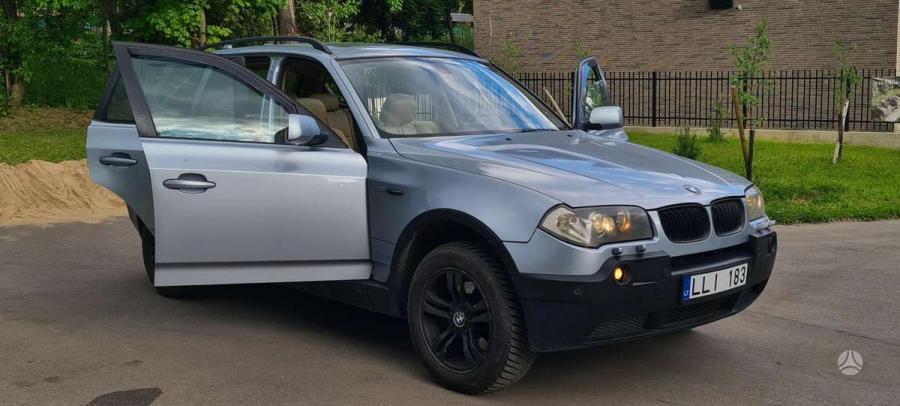 Grey BMW X3 2005 in Vilnius, with an engine capacity of 3.00 L and mileage of 387 thousand km for 3800 €, photo 20 on AUTOMOTO.COM.LV