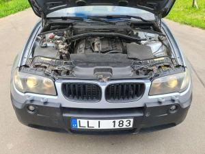 Grey BMW X3 2005 in Vilnius, with an engine capacity of 3.00 L and mileage of 387 thousand km for 3800 €, photo 23 on AUTOMOTO.COM.LV