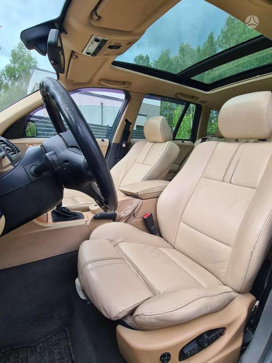 Grey BMW X3 2005 in Vilnius, with an engine capacity of 3.00 L and mileage of 387 thousand km for 3800 €, photo 32 on AUTOMOTO.COM.LV