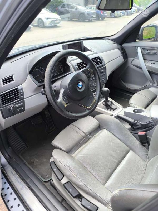 Grey BMW X3 2005 in Vilnius, with an engine capacity of 2.99 L and mileage of 268 thousand km for 2950 €, photo 5 on AUTOMOTO.COM.LV