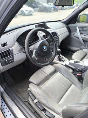 Grey BMW X3 2005 in Vilnius, with an engine capacity of 2.99 L and mileage of 268 thousand km for 2950 €, photo 6 on AUTOMOTO.COM.LV