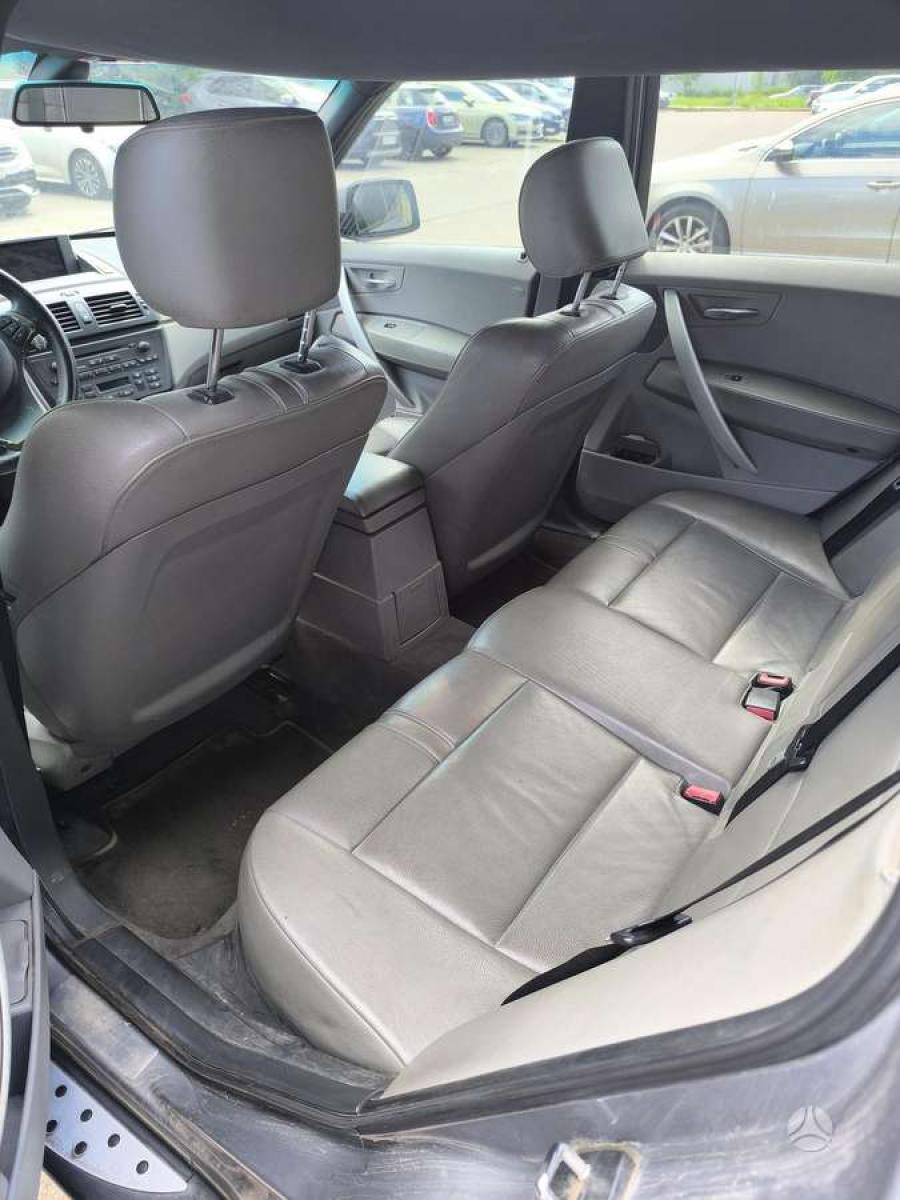 Grey BMW X3 2005 in Vilnius, with an engine capacity of 2.99 L and mileage of 268 thousand km for 2950 €, photo 7 on AUTOMOTO.COM.LV