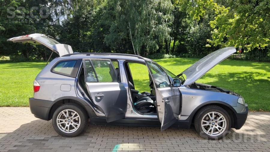 Grey BMW X3 2005 in Riga, with an engine capacity of 2.00 L and mileage of 0 thousand km for 3100 €, photo 5 on AUTOMOTO.COM.LV