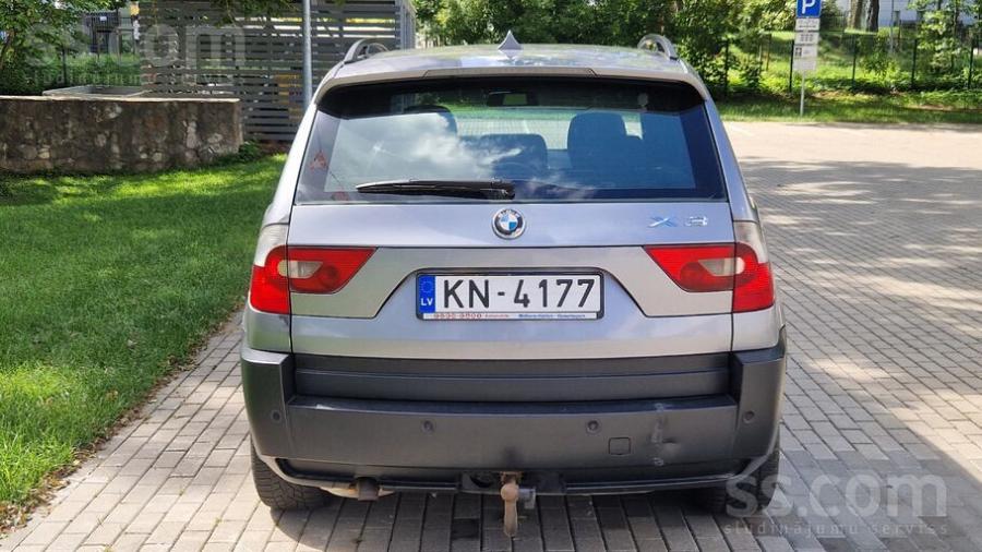 Grey BMW X3 2005 in Riga, with an engine capacity of 2.00 L and mileage of 0 thousand km for 3100 €, photo 10 on AUTOMOTO.COM.LV