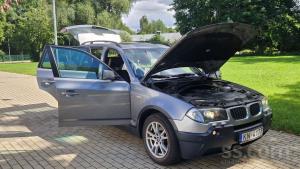 Grey BMW X3 2005 in Riga, with an engine capacity of 2.00 L and mileage of 0 thousand km for 3100 €, photo 14 on AUTOMOTO.COM.LV