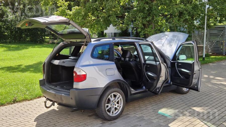 Grey BMW X3 2005 in Riga, with an engine capacity of 2.00 L and mileage of 0 thousand km for 3100 €, photo 16 on AUTOMOTO.COM.LV