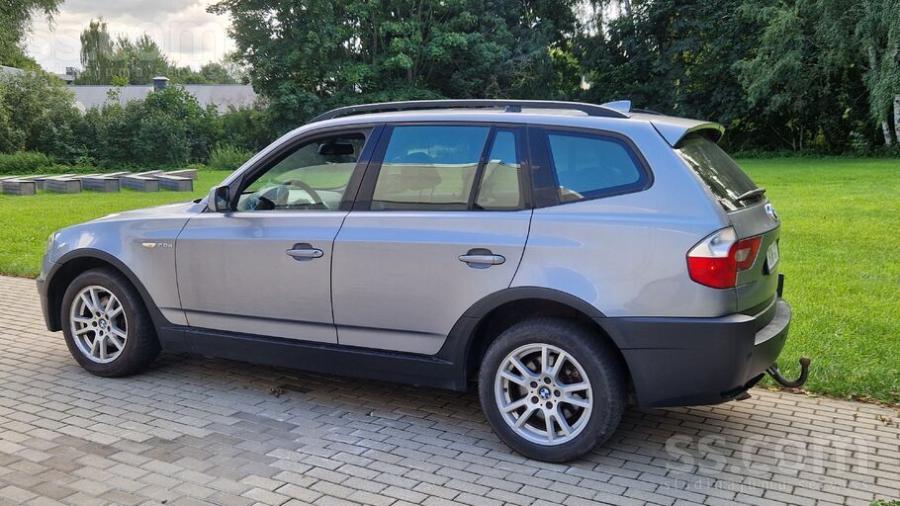 Grey BMW X3 2005 in Riga, with an engine capacity of 2.00 L and mileage of 0 thousand km for 3100 €, photo 19 on AUTOMOTO.COM.LV