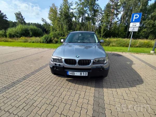 Grey BMW X3 2005 in Riga, with an engine capacity of 2.00 L and mileage of 376 thousand km for 4500 €, photo 2 on AUTOMOTO.COM.LV