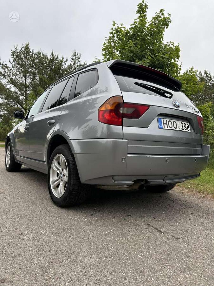 Pelēks BMW X3 2005 Klaipėda, ar dzinēja tilpumu 2.00 L un nobraukumu 384 tūkst. km par 1850 €, foto 4 vietnē AUTOMOTO.COM.LV