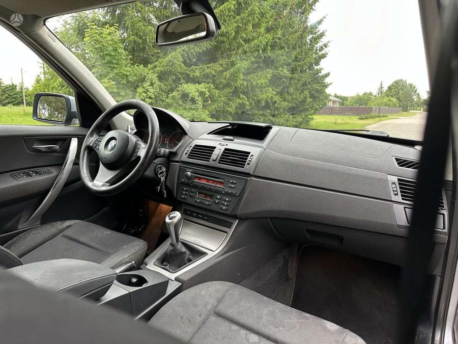 Pelēks BMW X3 2005 Klaipėda, ar dzinēja tilpumu 2.00 L un nobraukumu 384 tūkst. km par 1850 €, foto 12 vietnē AUTOMOTO.COM.LV