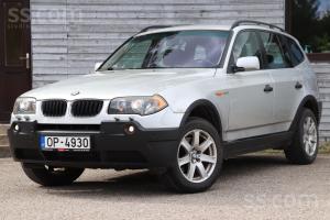 Grey BMW X3 2005 in Valmiera, with an engine capacity of 2.00 L and mileage of 376 thousand km for 2800 €, photo  on AUTOMOTO.COM.LV