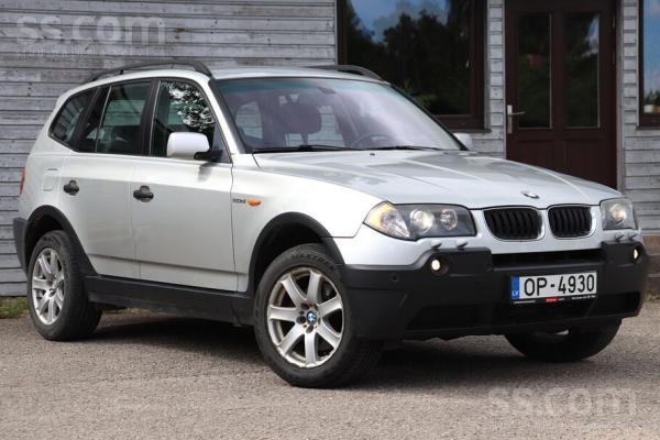 Grey BMW X3 2005 in Valmiera, with an engine capacity of 2.00 L and mileage of 376 thousand km for 2800 €, photo 3 on AUTOMOTO.COM.LV