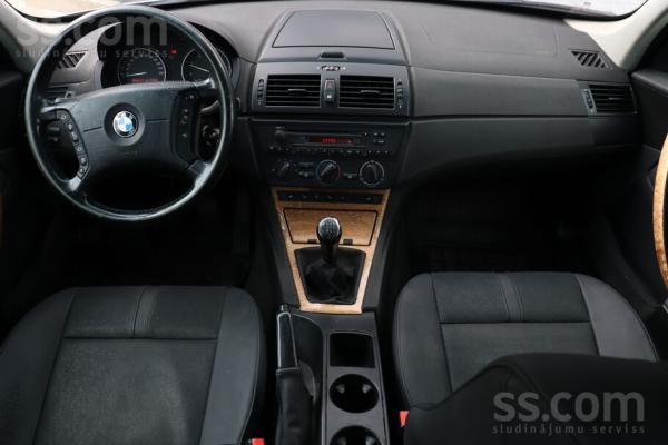 Grey BMW X3 2005 in Valmiera, with an engine capacity of 2.00 L and mileage of 376 thousand km for 2800 €, photo 10 on AUTOMOTO.COM.LV