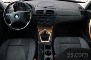 Grey BMW X3 2005 in Valmiera, with an engine capacity of 2.00 L and mileage of 376 thousand km for 2800 €, photo 10 on AUTOMOTO.COM.LV