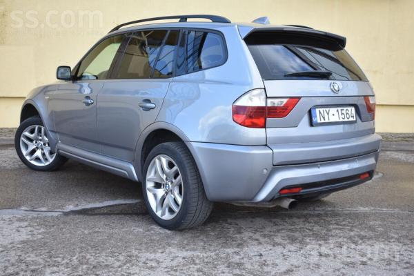 Grey BMW X3 2006 in Talsi, with an engine capacity of 2.00 L and mileage of 336 thousand km for 4900 €, photo 2 on AUTOMOTO.COM.LV