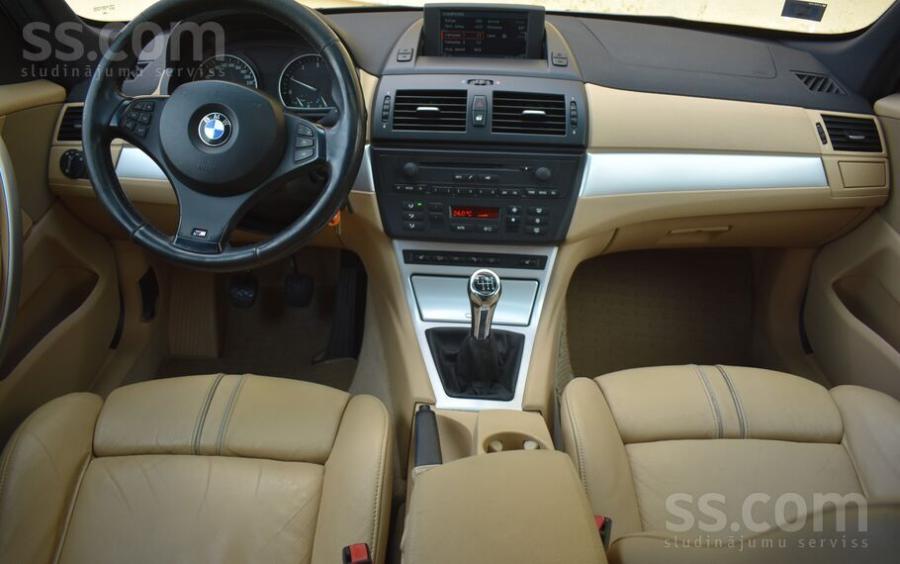Grey BMW X3 2006 in Talsi, with an engine capacity of 2.00 L and mileage of 336 thousand km for 4900 €, photo 5 on AUTOMOTO.COM.LV