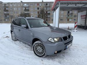 Pelēks BMW X3 2006 Rēzekne, ar dzinēja tilpumu 2.00 L un nobraukumu 247 tūkst. km par 5200 €, foto  vietnē AUTOMOTO.COM.LV