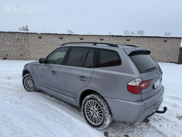 Grey BMW X3 2006 in Rezekne, with an engine capacity of 2.00 L and mileage of 247 thousand km for 5200 €, photo 4 on AUTOMOTO.COM.LV