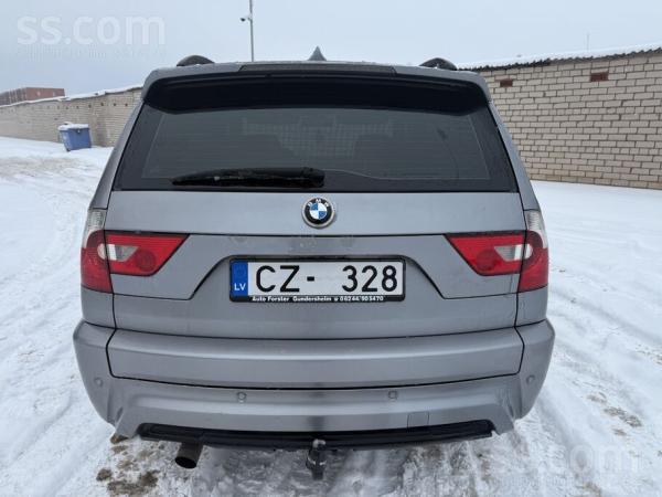 Grey BMW X3 2006 in Rezekne, with an engine capacity of 2.00 L and mileage of 247 thousand km for 5200 €, photo 6 on AUTOMOTO.COM.LV