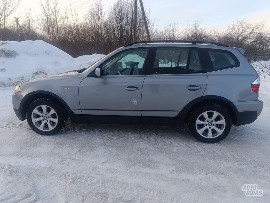 Grey BMW X3 2006 in Kretinga, with an engine capacity of 3.00 L and mileage of 369 thousand km for 4250 €, photo 3 on AUTOMOTO.COM.LV