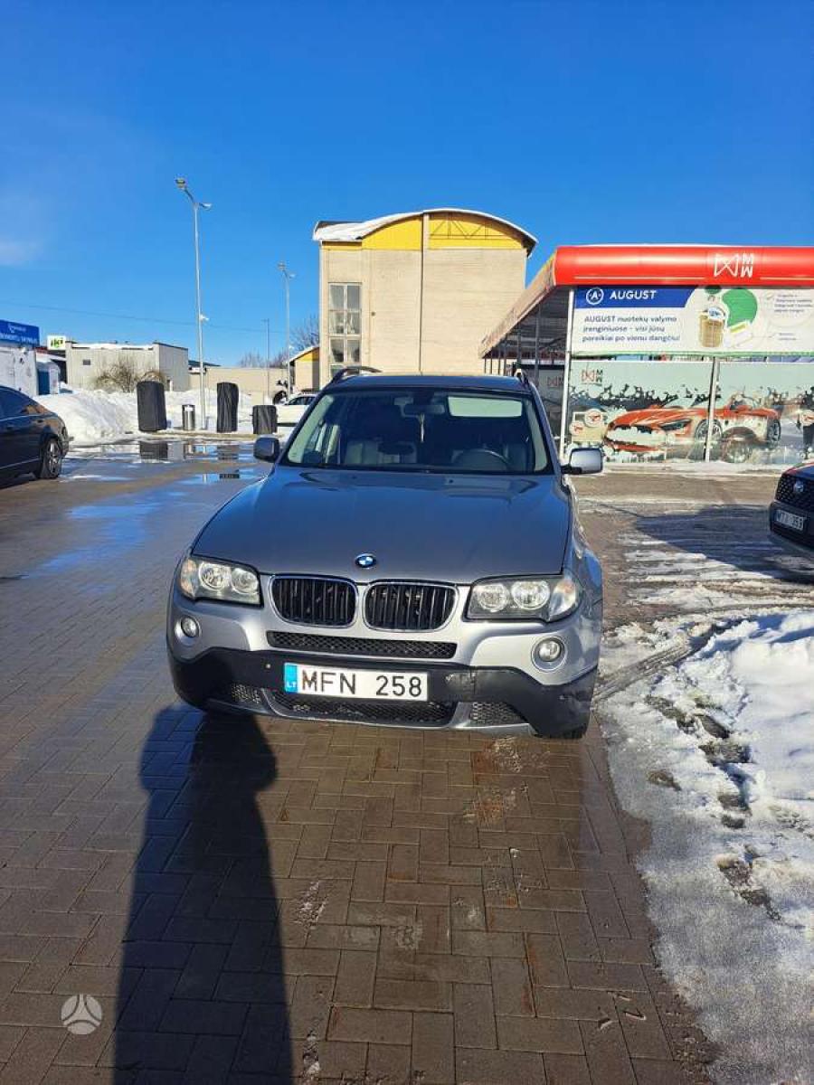 Grey BMW X3 2006 in Telschi, with an engine capacity of 2.00 L and mileage of 308 thousand km for 4000 €, photo 1 on AUTOMOTO.COM.LV