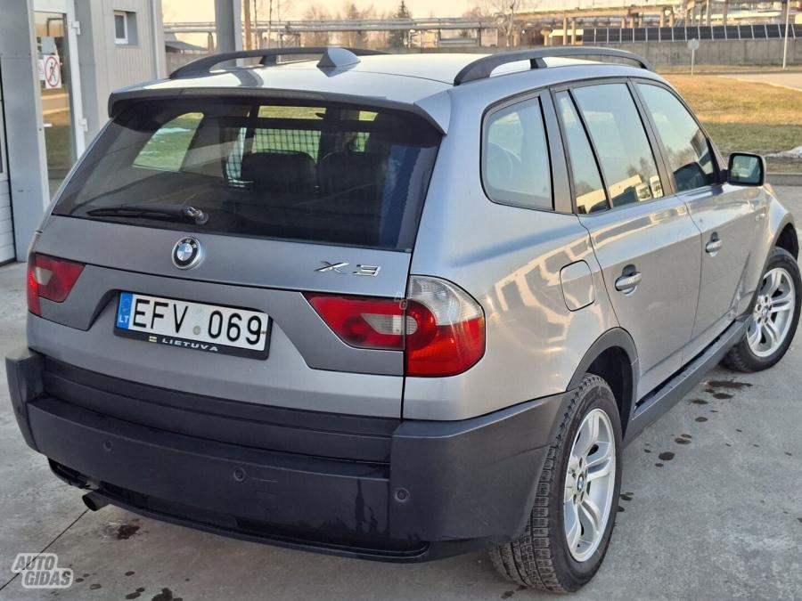 Grey BMW X3 2006 in Silute, with an engine capacity of 2.00 L and mileage of 400 thousand km for 2650 €, photo 3 on AUTOMOTO.COM.LV