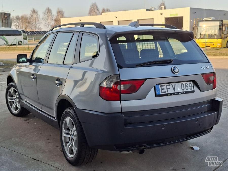 Grey BMW X3 2006 in Silute, with an engine capacity of 2.00 L and mileage of 400 thousand km for 2650 €, photo 4 on AUTOMOTO.COM.LV