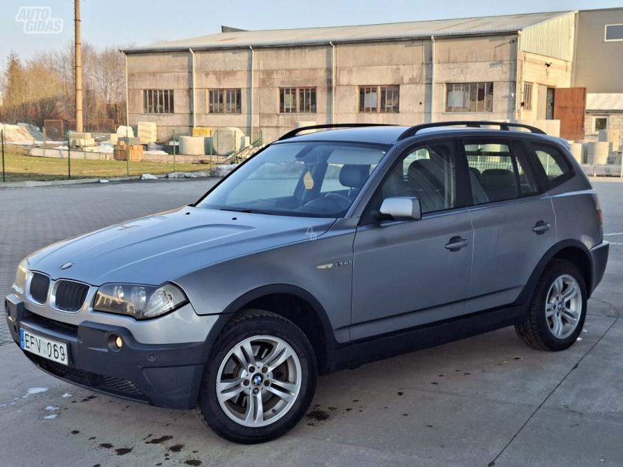 Grey BMW X3 2006 in Silute, with an engine capacity of 2.00 L and mileage of 400 thousand km for 2650 €, photo 6 on AUTOMOTO.COM.LV