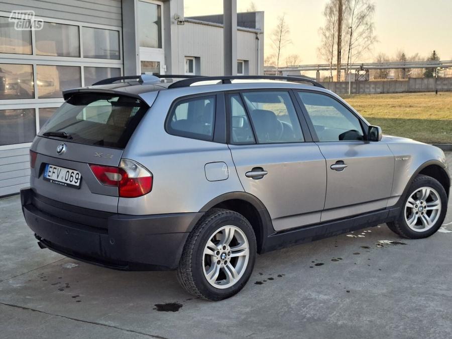 Grey BMW X3 2006 in Silute, with an engine capacity of 2.00 L and mileage of 400 thousand km for 2650 €, photo 7 on AUTOMOTO.COM.LV