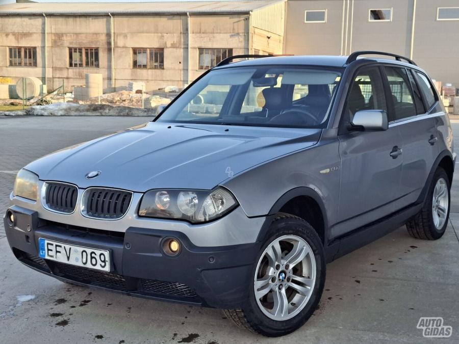 Grey BMW X3 2006 in Silute, with an engine capacity of 2.00 L and mileage of 400 thousand km for 2650 €, photo 8 on AUTOMOTO.COM.LV