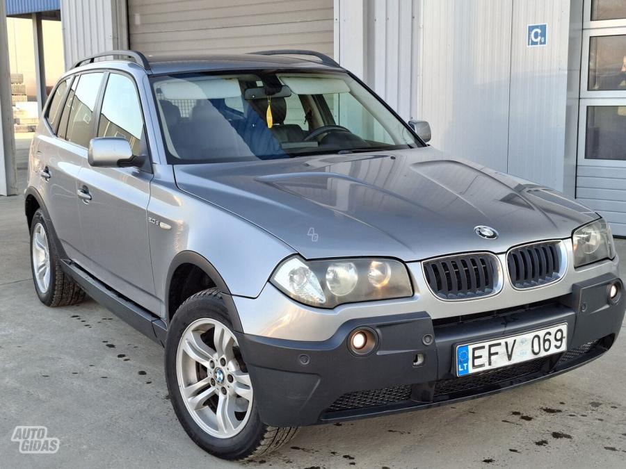 Grey BMW X3 2006 in Silute, with an engine capacity of 2.00 L and mileage of 400 thousand km for 2650 €, photo 9 on AUTOMOTO.COM.LV