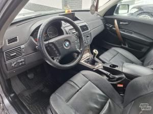 Grey BMW X3 2006 in Silute, with an engine capacity of 2.00 L and mileage of 400 thousand km for 2650 €, photo 13 on AUTOMOTO.COM.LV