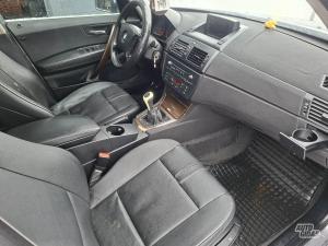 Grey BMW X3 2006 in Silute, with an engine capacity of 2.00 L and mileage of 400 thousand km for 2650 €, photo 15 on AUTOMOTO.COM.LV
