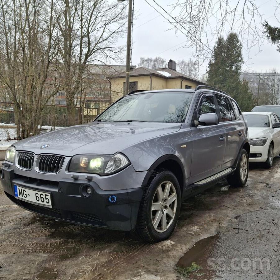 Pelēks BMW X3 2006 Rīga, ar dzinēja tilpumu 3.00 L un nobraukumu 321 tūkst. km par 3500 €, foto 1 vietnē AUTOMOTO.COM.LV