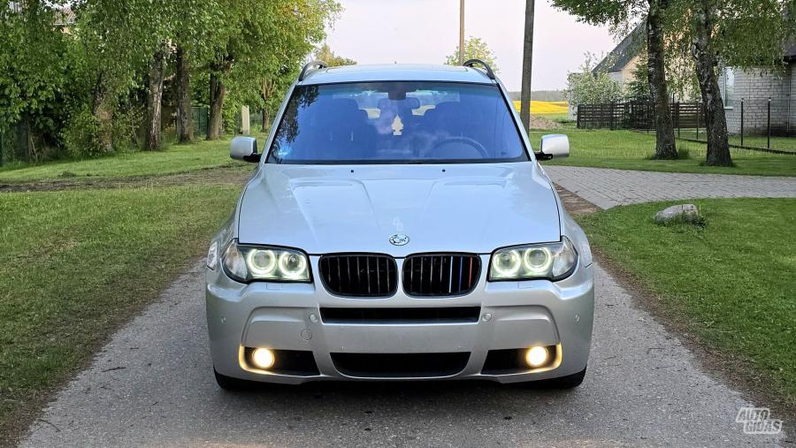 Pelēks BMW X3 2006 Marijampole, ar dzinēja tilpumu 3.00 L un nobraukumu 371 tūkst. km par 3350 €, foto 3 vietnē AUTOMOTO.COM.LV