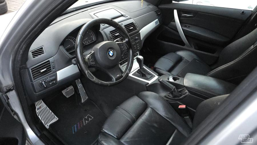 Pelēks BMW X3 2006 Marijampole, ar dzinēja tilpumu 3.00 L un nobraukumu 371 tūkst. km par 3350 €, foto 13 vietnē AUTOMOTO.COM.LV