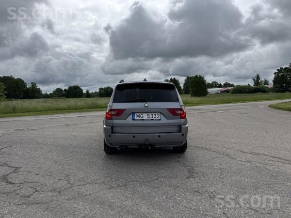 Pelēks BMW X3 2006 Cēsis, ar dzinēja tilpumu 3.00 L un nobraukumu 0 tūkst. km par 4300 €, foto 4 vietnē AUTOMOTO.COM.LV