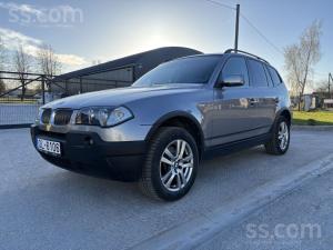 Pelēks BMW X3 2006 Ogre, ar dzinēja tilpumu 3.00 L un nobraukumu 244 tūkst. km par 5390 €, foto  vietnē AUTOMOTO.COM.LV