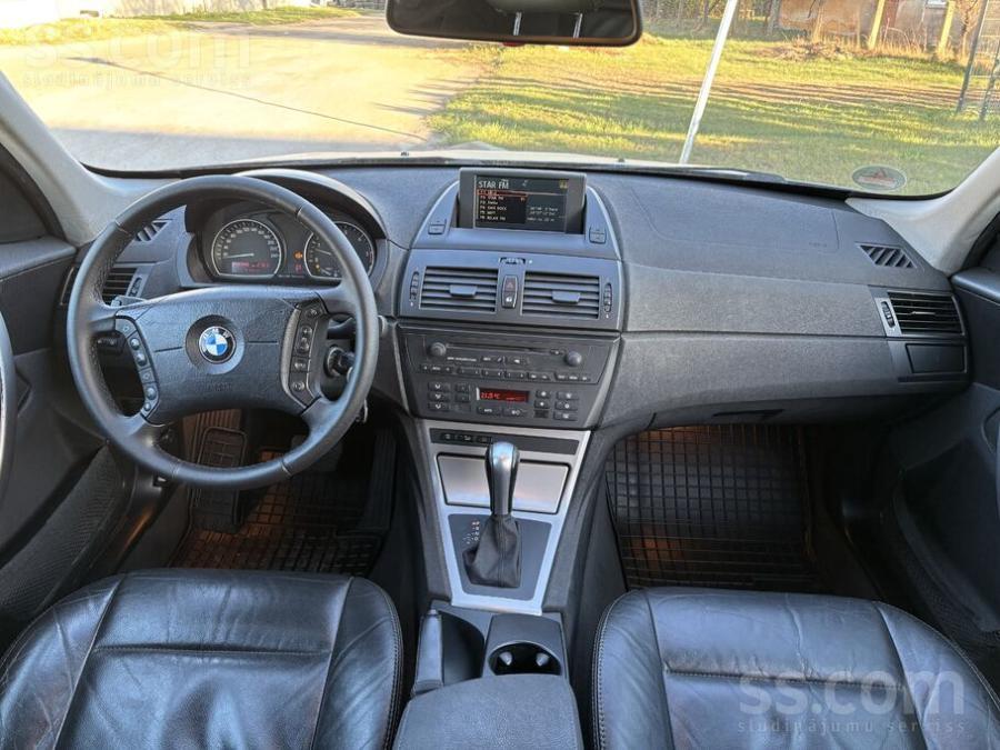 Pelēks BMW X3 2006 Ogre, ar dzinēja tilpumu 3.00 L un nobraukumu 244 tūkst. km par 5390 €, foto 10 vietnē AUTOMOTO.COM.LV
