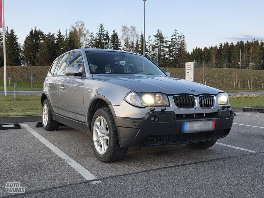 Серый БМВ Х3 2006 в Вильнюс, объемом двигателя 2.50 л и пробегом 220 тыс. км за 4250 €, фото 3 на AUTOMOTO.COM.LV