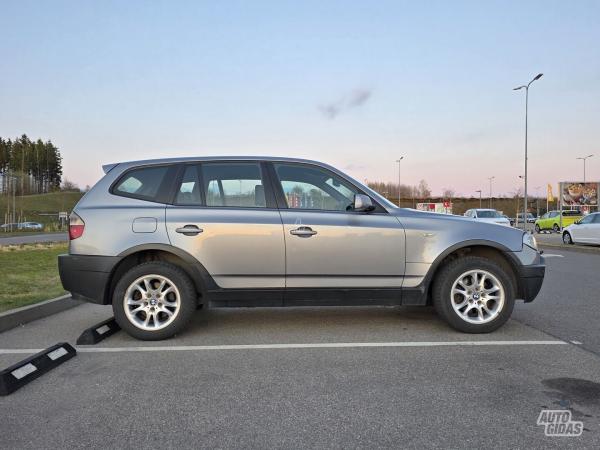Pelēks BMW X3 2006 Viļņa, ar dzinēja tilpumu 2.50 L un nobraukumu 220 tūkst. km par 4250 €, foto 4 vietnē AUTOMOTO.COM.LV