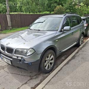Grey BMW X3 2006 in Riga, with an engine capacity of 3.00 L and mileage of 314 thousand km for 2700 €, photo  on AUTOMOTO.COM.LV