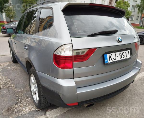 Grey BMW X3 2006 in Riga, with an engine capacity of 2.00 L and mileage of 345 thousand km for 4500 €, photo 9 on AUTOMOTO.COM.LV
