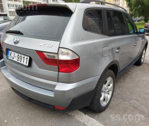 Grey BMW X3 2006 in Riga, with an engine capacity of 2.00 L and mileage of 345 thousand km for 4500 €, photo 3 on AUTOMOTO.COM.LV
