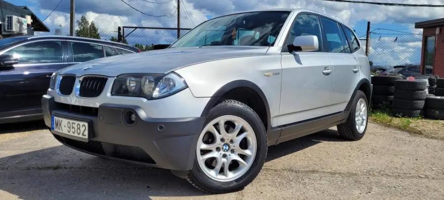 Grey BMW X3 2006 in Riga, with an engine capacity of 2.00 L and mileage of 178 thousand km for 4500 €, photo 3 on AUTOMOTO.COM.LV