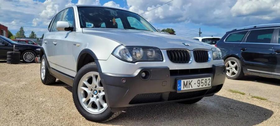 Grey BMW X3 2006 in Riga, with an engine capacity of 2.00 L and mileage of 178 thousand km for 4500 €, photo 6 on AUTOMOTO.COM.LV